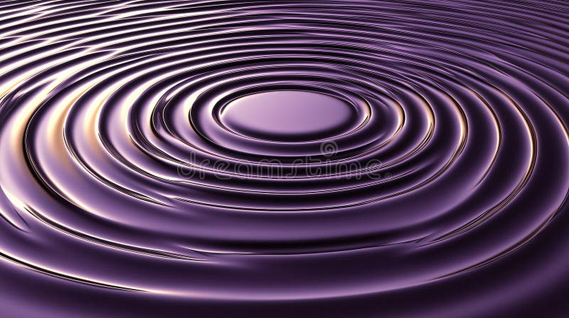 Concentric Circles Creating a Relaxing Purple Pattern Stock ...