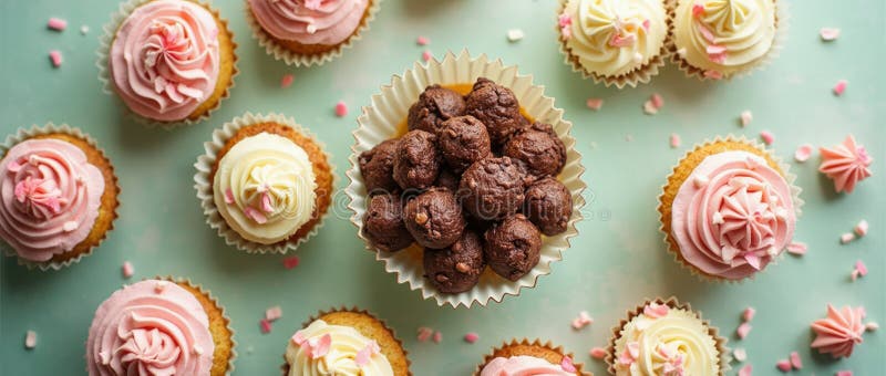 Concentric Circles of Cupcakes Starting with Dense Clusters of ...