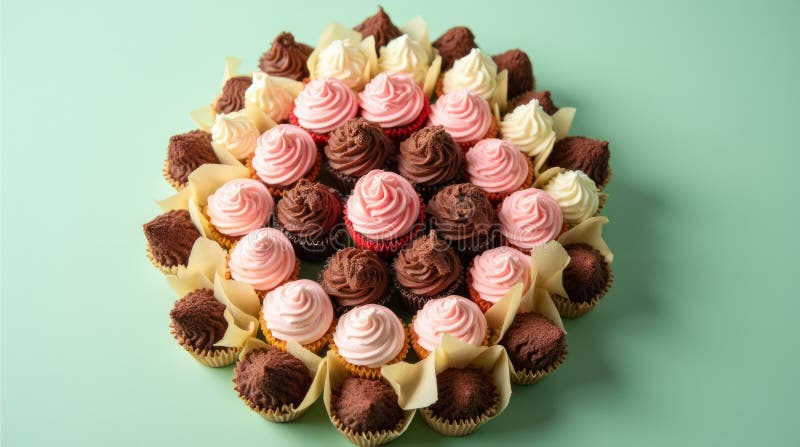 Concentric Circles of Cupcakes Starting with Dense Clusters of ...