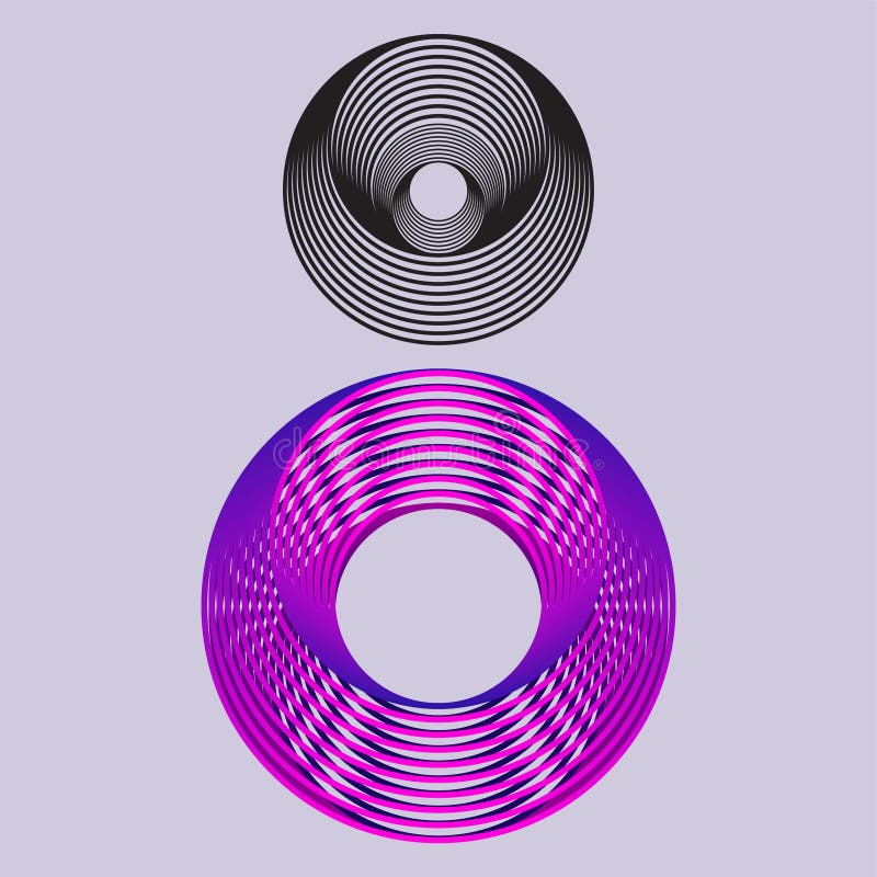 Abstract Concentric Circles Logo Stock Illustrations – 911 Abstract ...