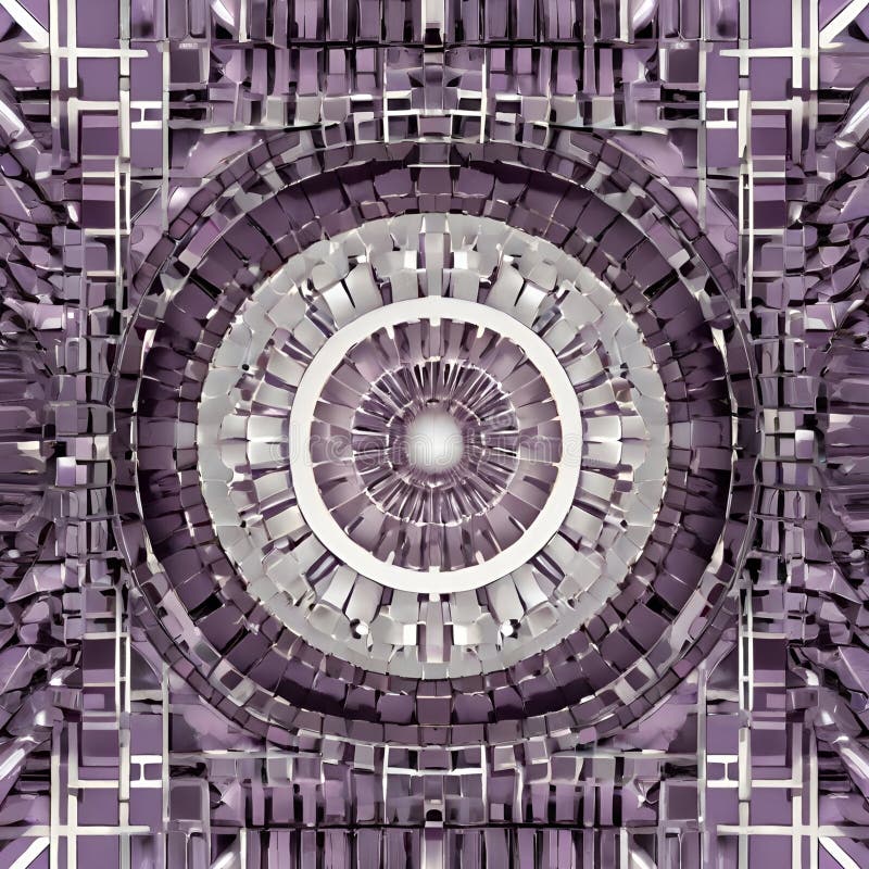 Abstract Geometry of Nanosymbols Stock Illustration - Illustration of ...