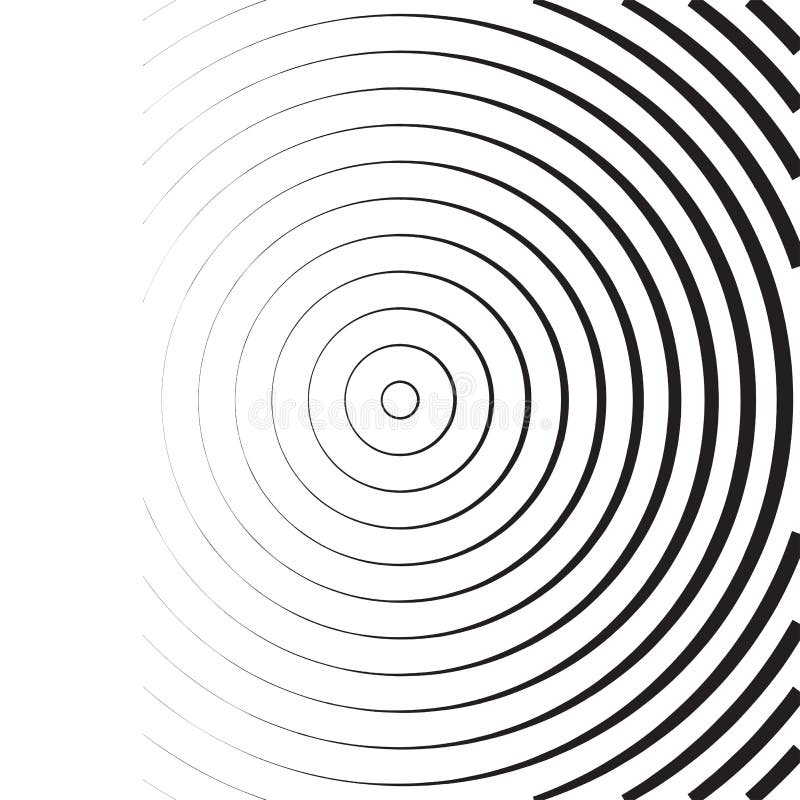Circles Concentric Grid Lines Stock Illustrations – 173 Circles ...