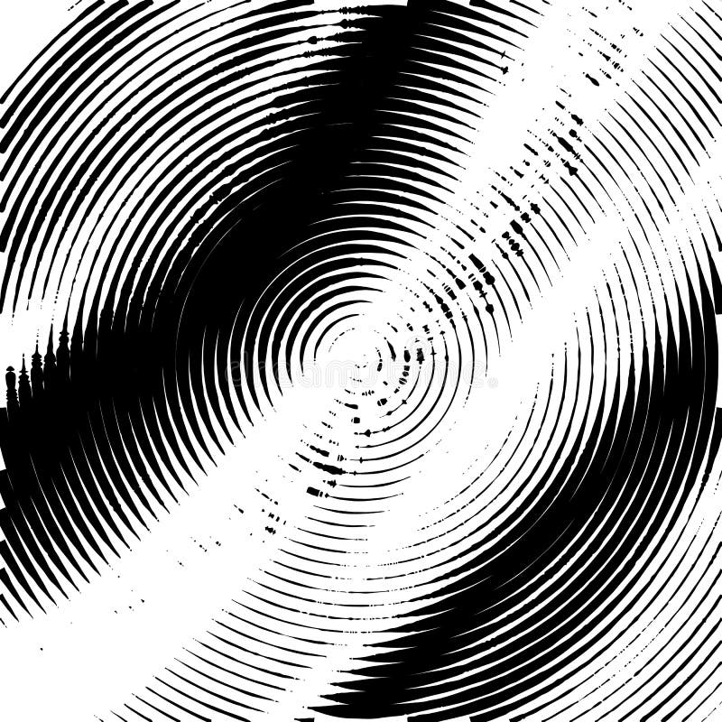 Concentric Circles Halftone Background Stock Vector - Illustration of ...