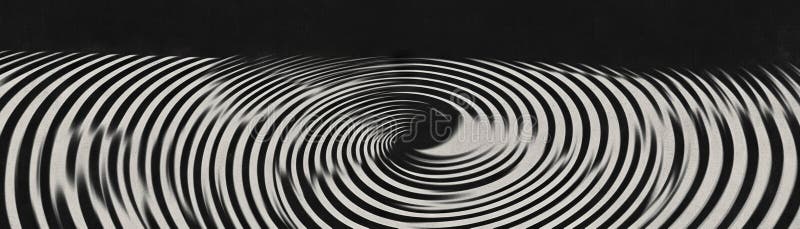 Concentric Circles with Halftone Texture Create a Striking Grunge ...