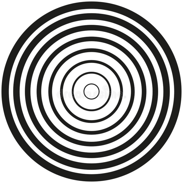 Expanding Circles Pattern Stock Illustrations – 179 Expanding Circles ...