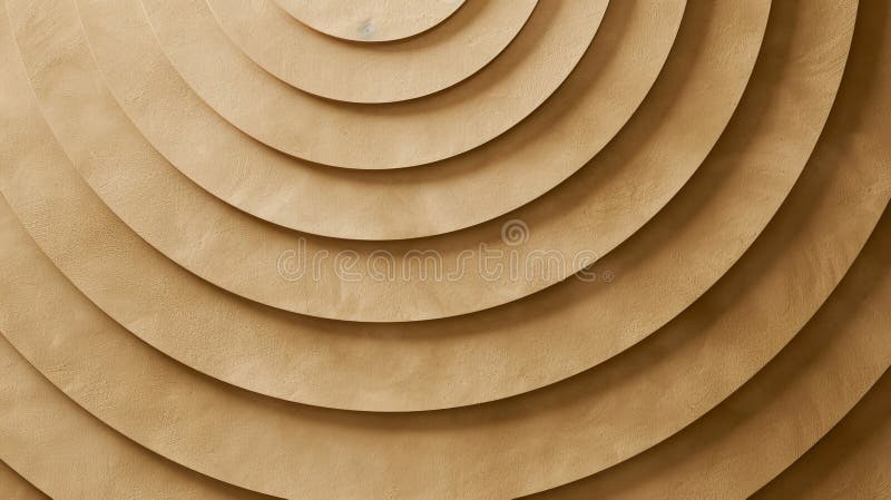 Concentric Circles Pattern in Beige Texture Stock Photo - Image of ...