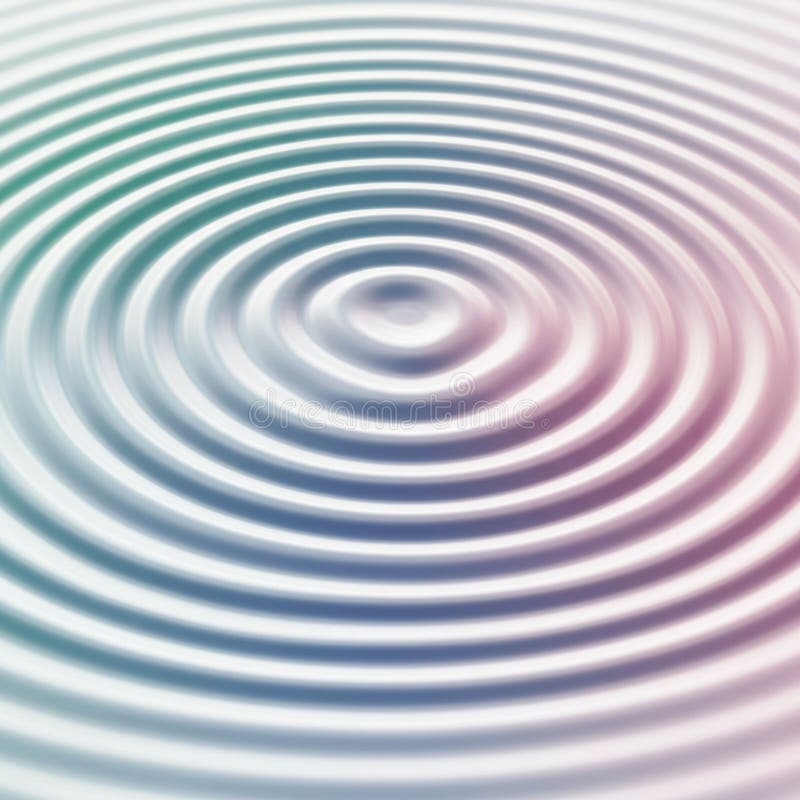 Concentric Circles Radiate Outward, Resembling Ripples on a Surface ...