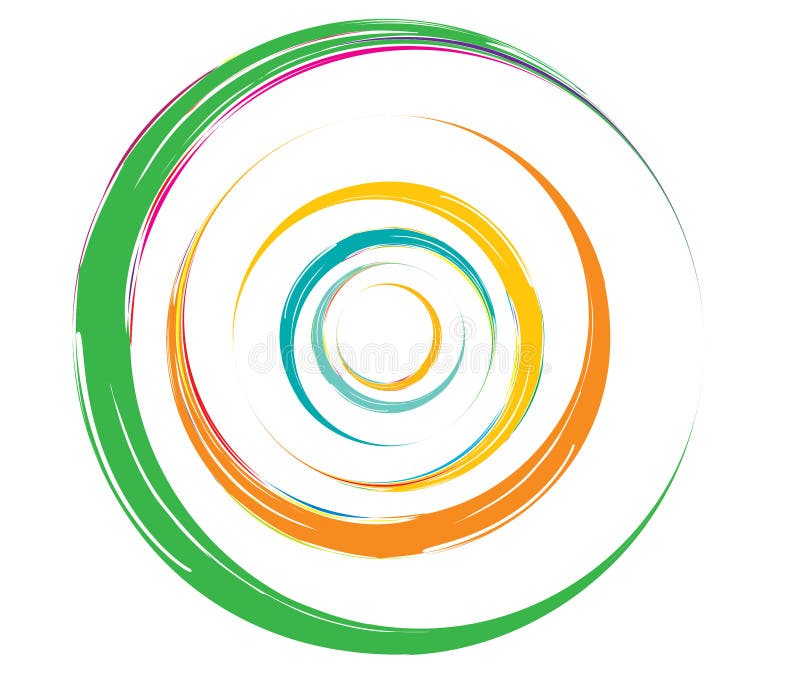 Concentric Circles, Rings. Circular Geometric Element Stock Vector ...