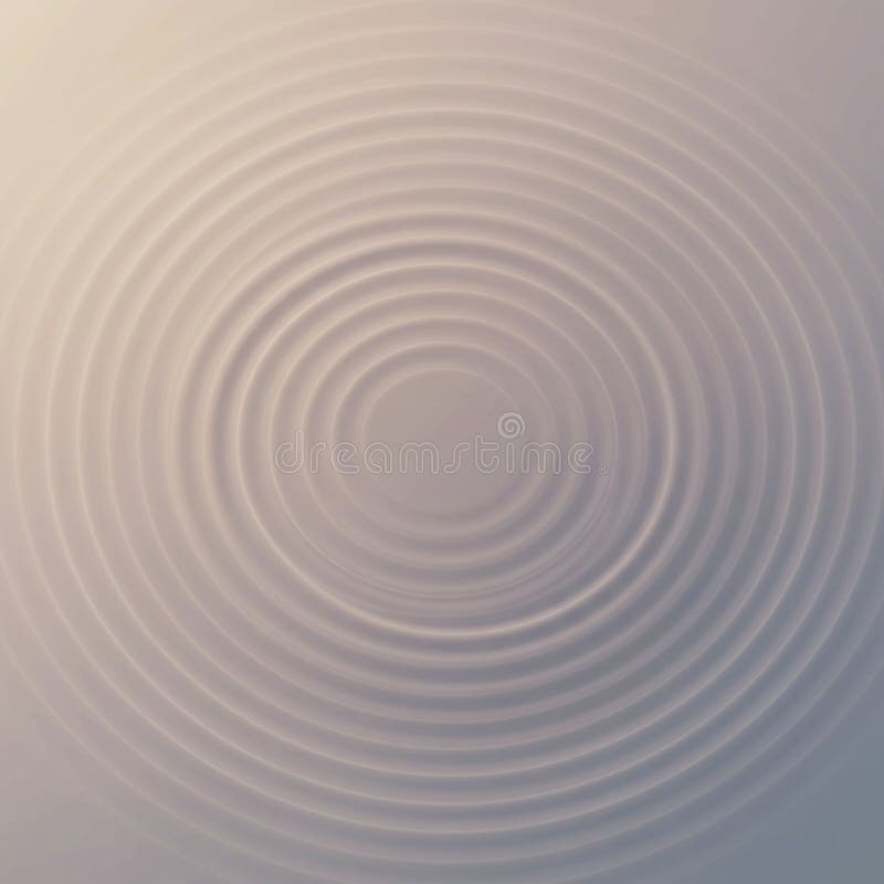 Concentric Circles Ripple Outward from a Central Point, Creating a ...