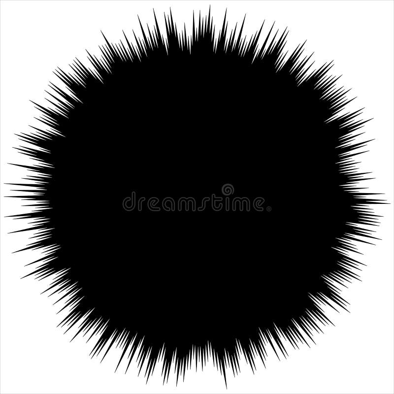 Concentric Circular Pattern. Random Burst, Radiating, Radial Element ...