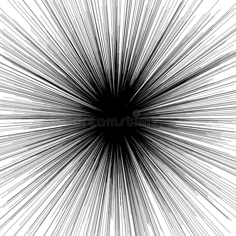 Concentric Circular Pattern. Random Burst, Radiating, Radial Element ...