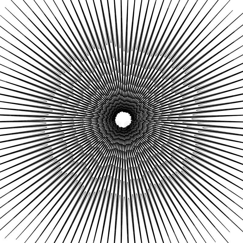 Concentric Circular Pattern. Random Burst, Radiating, Radial Element ...