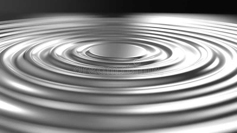 Concentric Circular Waves Appear To Radiate from a Center Stock ...
