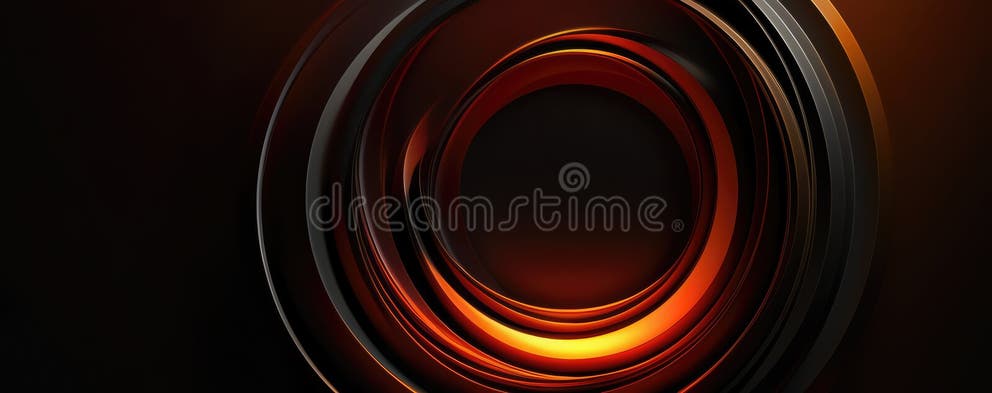 Concentric Fire Shape Background Stock Illustration - Illustration of ...
