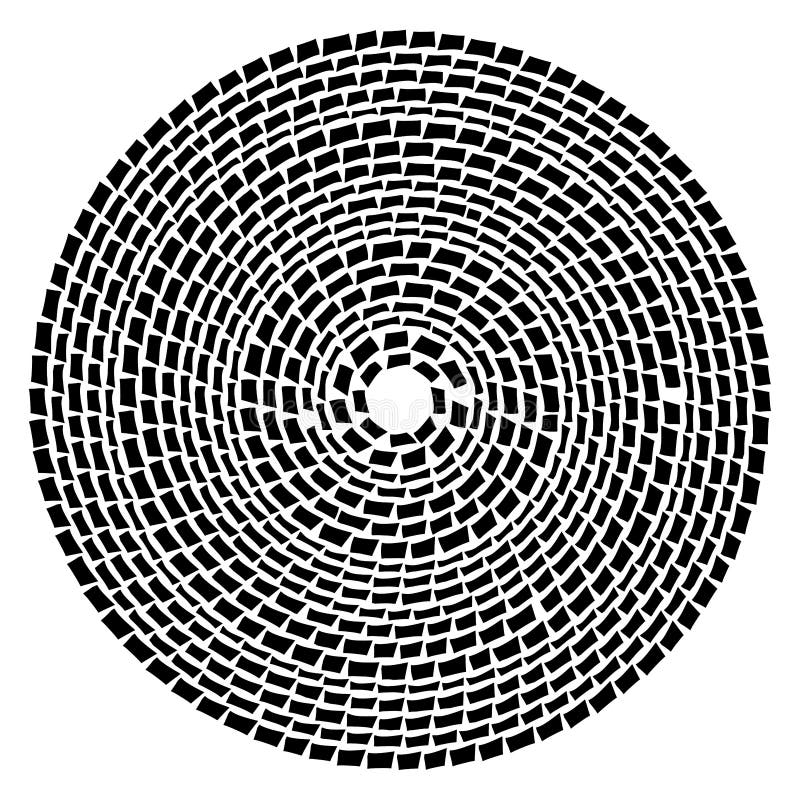 Concentric, Geometric Circle, Ring Design Element of Rectangle Shapes ...