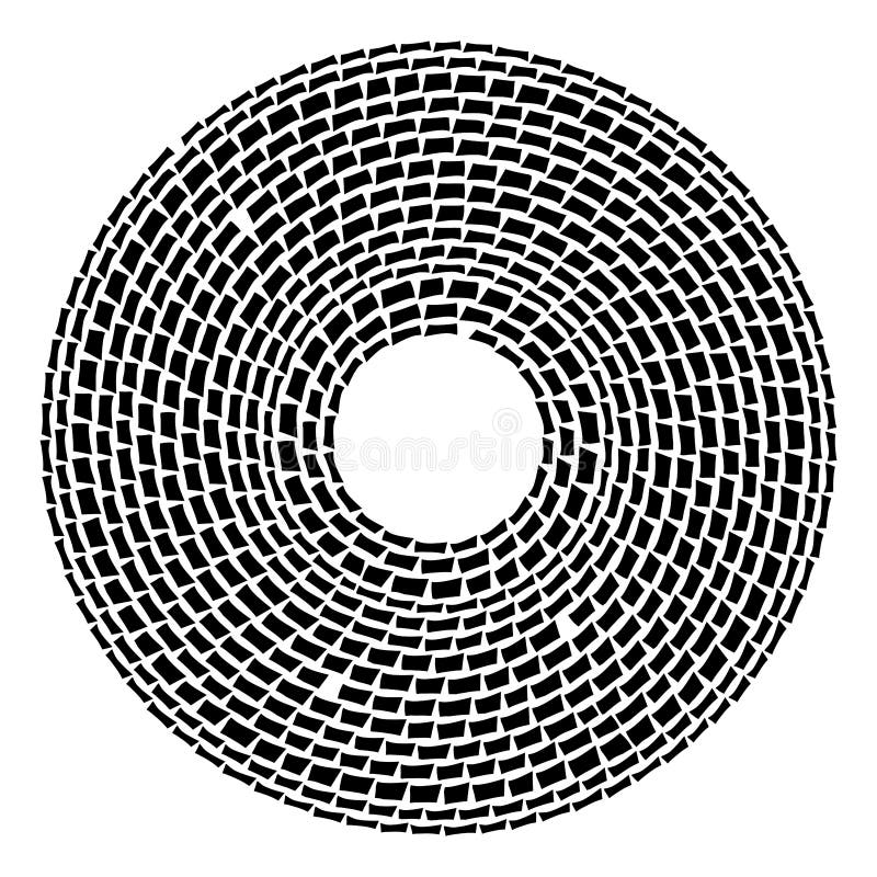 Concentric, Geometric Circle, Ring Design Element of Rectangle Shapes ...