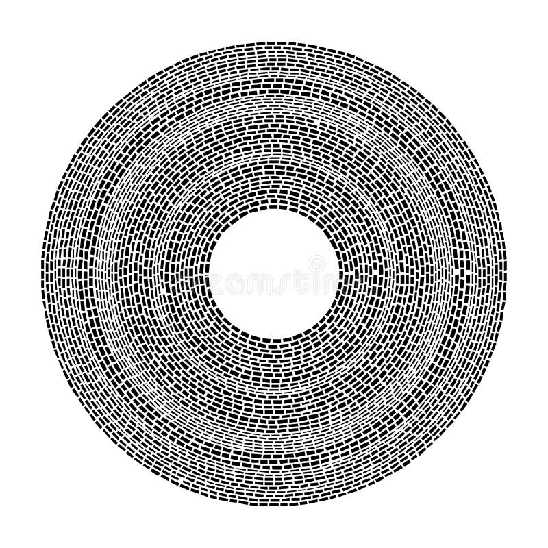 Concentric, Geometric Circle, Ring Design Element of Rectangle Shapes ...