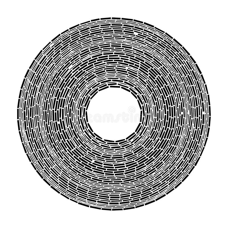 Concentric, Geometric Circle, Ring Design Element of Rectangle Shapes ...