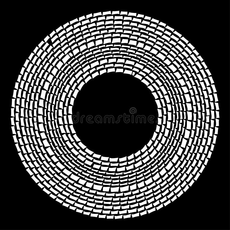 Concentric, Geometric Circle, Ring Design Element of Rectangle Shapes ...