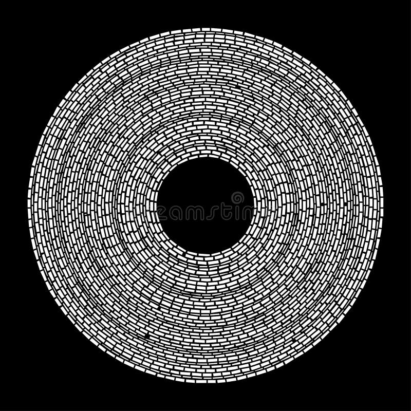Concentric, Geometric Circle, Ring Design Element of Rectangle Shapes ...