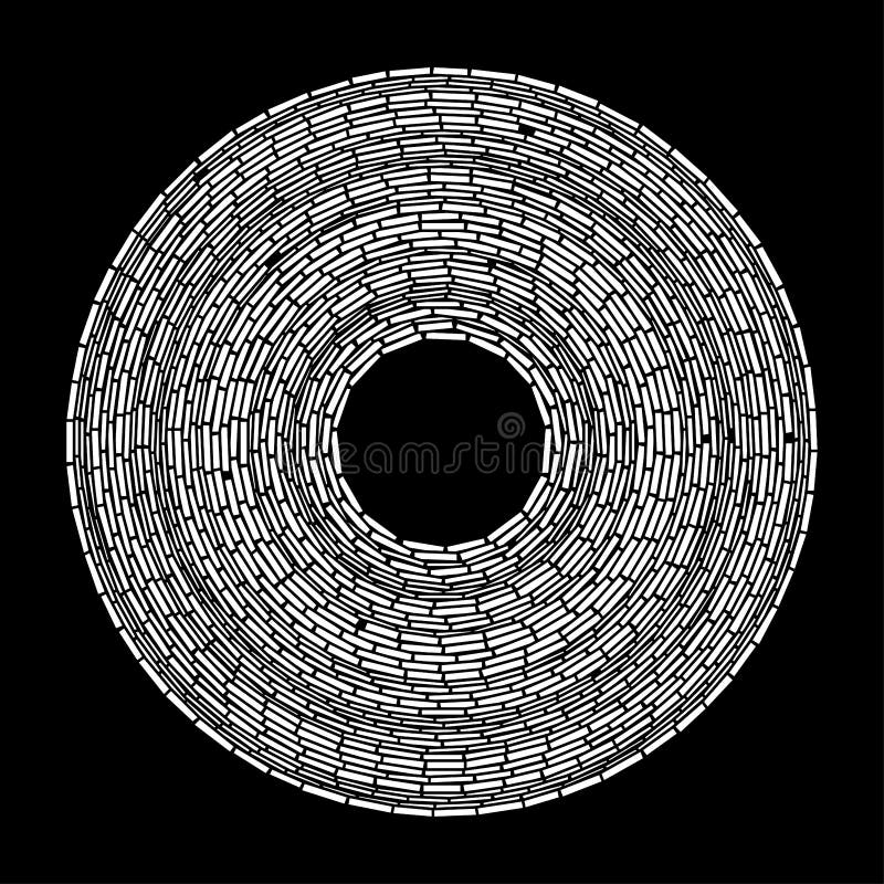Concentric, Geometric Circle, Ring Design Element of Rectangle Shapes ...