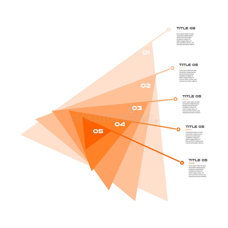 Concentric Infographics Step by Step in a Series of Circle. Element of ...