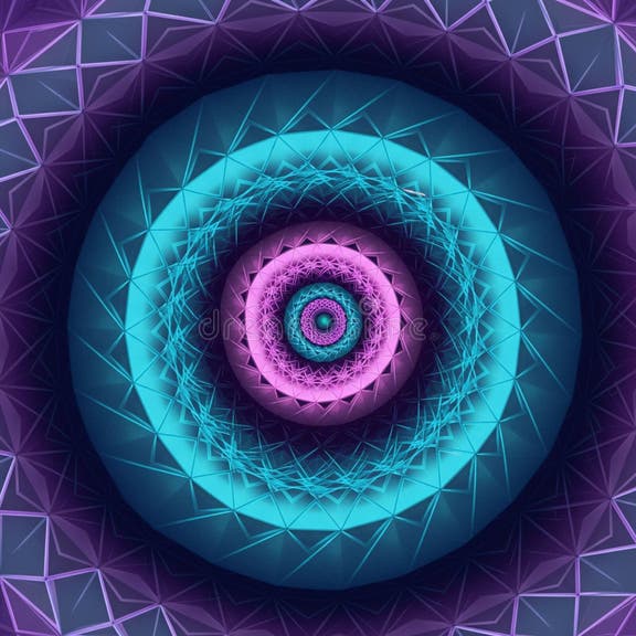 Concentric Layers of Geometric Triangular Patterns Form an Optical ...