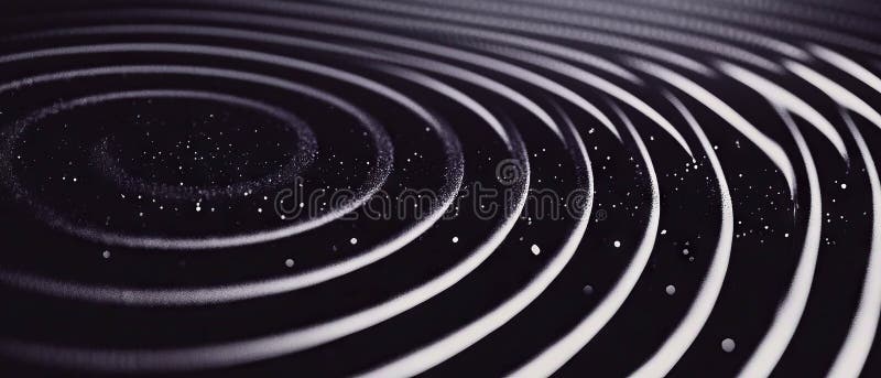 Concentric Line Texture with Radial Patterns and Focused Appearance on ...