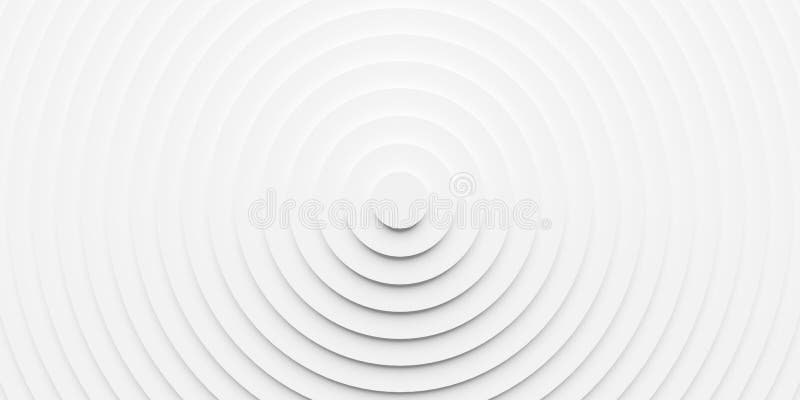 Many Concentric Random Offset White Rings or Circles Background ...