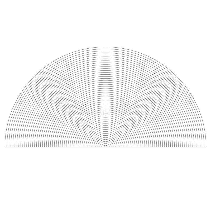 Concentric Off Circle Elements. Element for Graphic Web Design ...