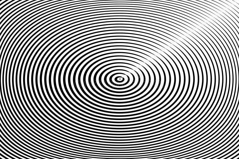 Concentric Oval Lines Pattern. Abstract Textured Background Stock ...