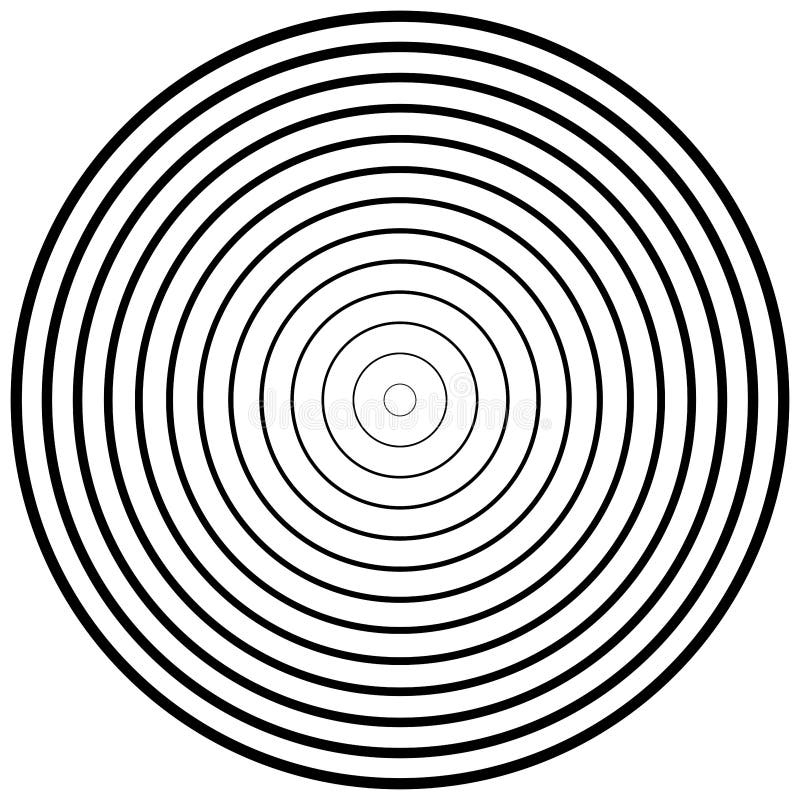 Rippled Circular Frequency Background Stock Illustration - Illustration ...