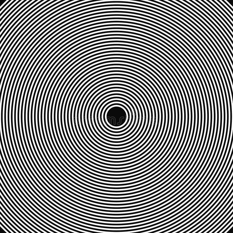 Concentric Radial Circles, Rings Design Element Icon Stock Vector ...