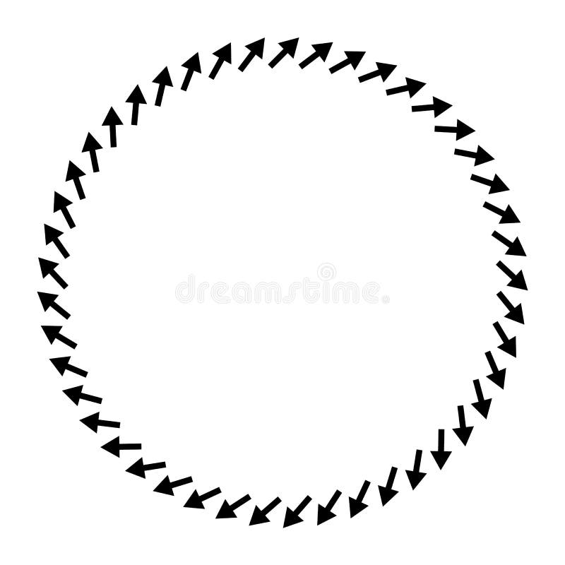 Concentric, Radial, Radiating Arrows. Circular Arrow Element Stock ... Concentric, Radial, Radiating Arrows. Circular Arrow Element Stock ...