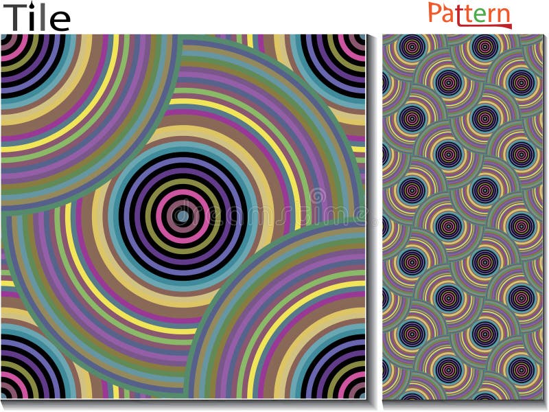 Concentric Rings. Abstract Background. Computer Generated Vector Stock ...
