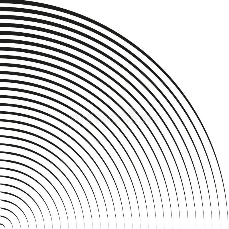 Concentric Rings, Circles Pattern. Circles Background Pattern. Vector ...