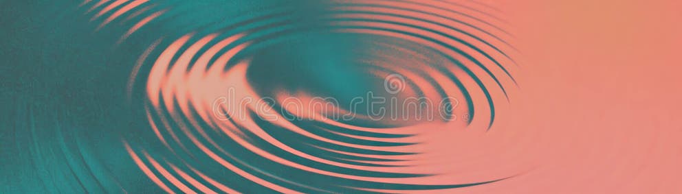 Concentric Rings with Halftone Texture Creating a Captivating Visual ...