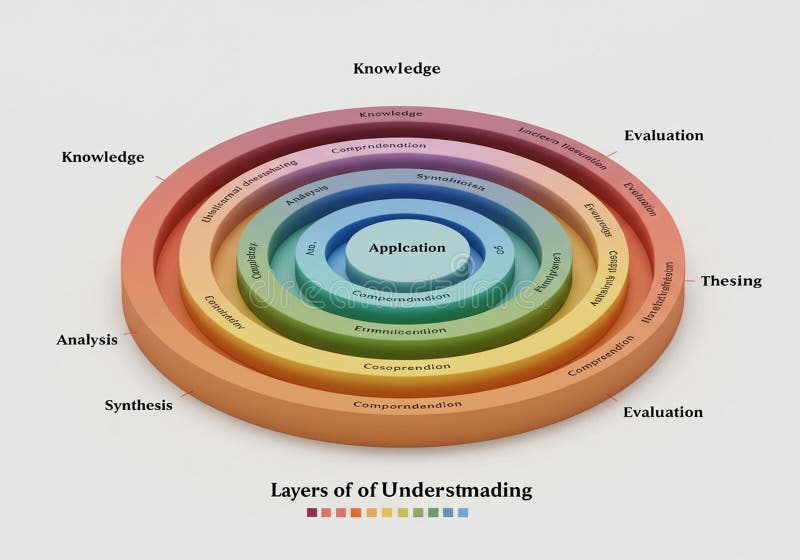 Concentric Rings Labeled with Cognitive Processes, Each Layer ...