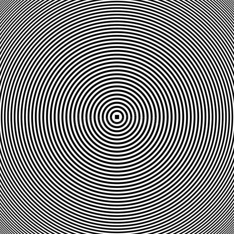 Circle Concentric Rings Patterns. Design Elements Set Stock Vector ...