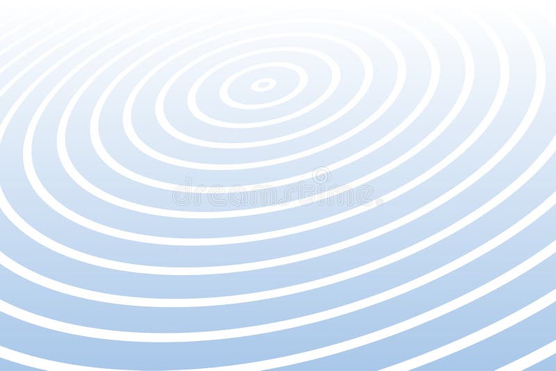 Concentric Rings Pattern. Abstract Blue Background Stock Vector ...