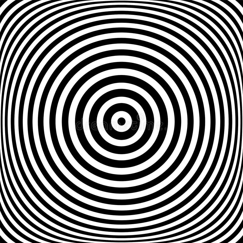 Concentric Rings Pattern. Abstract Circle Lines Textured Background ...