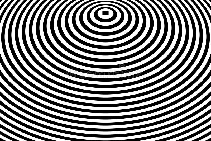 Concentric Rings Pattern. Oval Striped Lines Texture Stock Vector ...