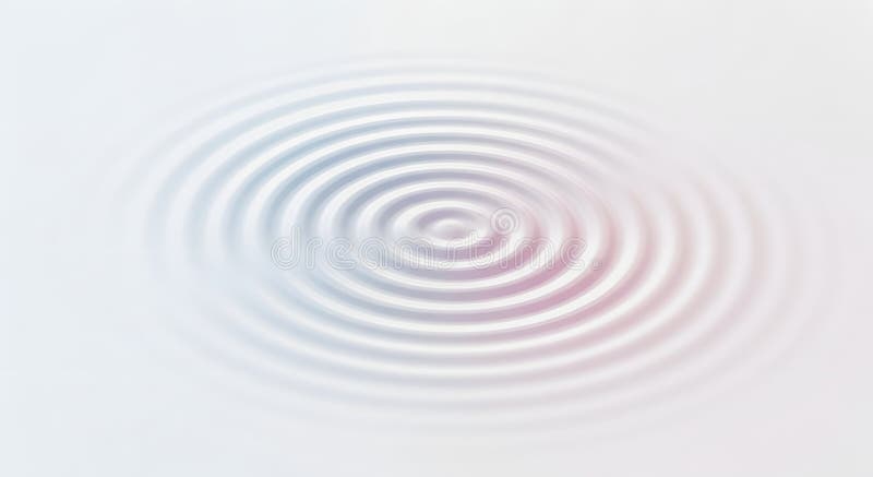 Concentric Ripples on a Light Surface Stock Illustration - Illustration ...