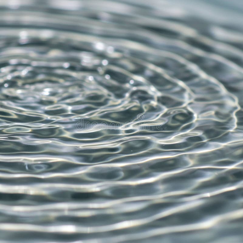 Concentric Ripples on a Water Surface, Creating a Pattern of Circular ...