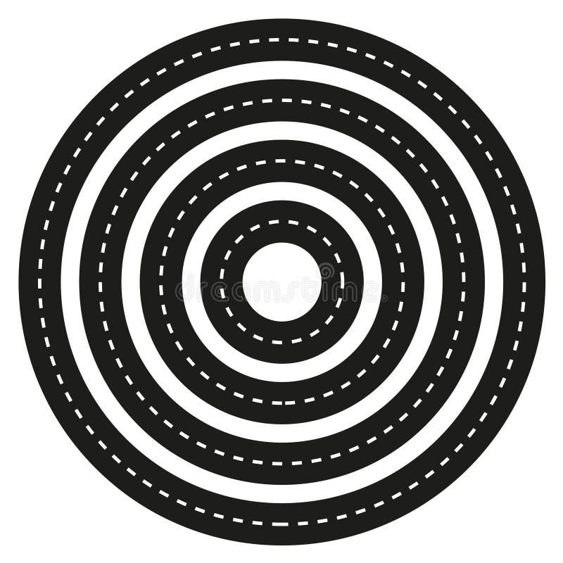 Concentric Road Circles Stock Illustrations – 123 Concentric Road ...