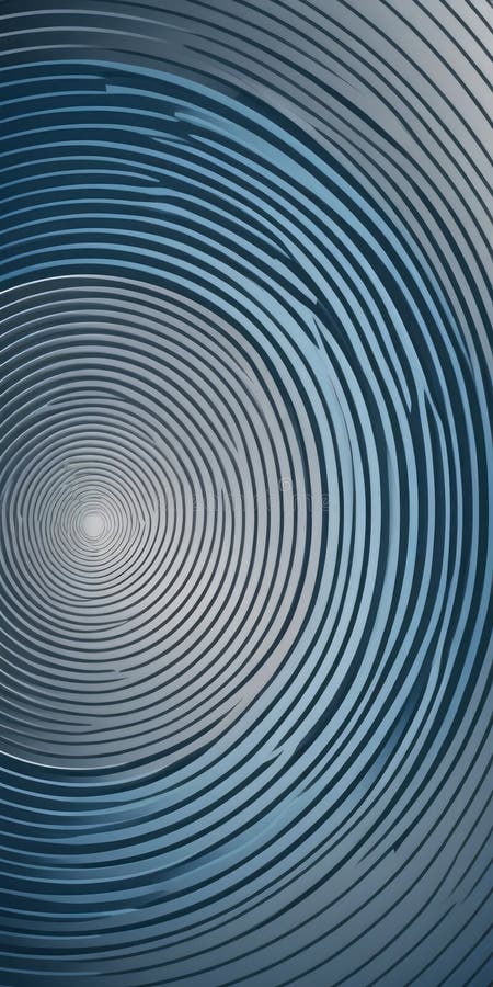 Concentric Shapes in Gray Steelblue Stock Image - Image of generated ...