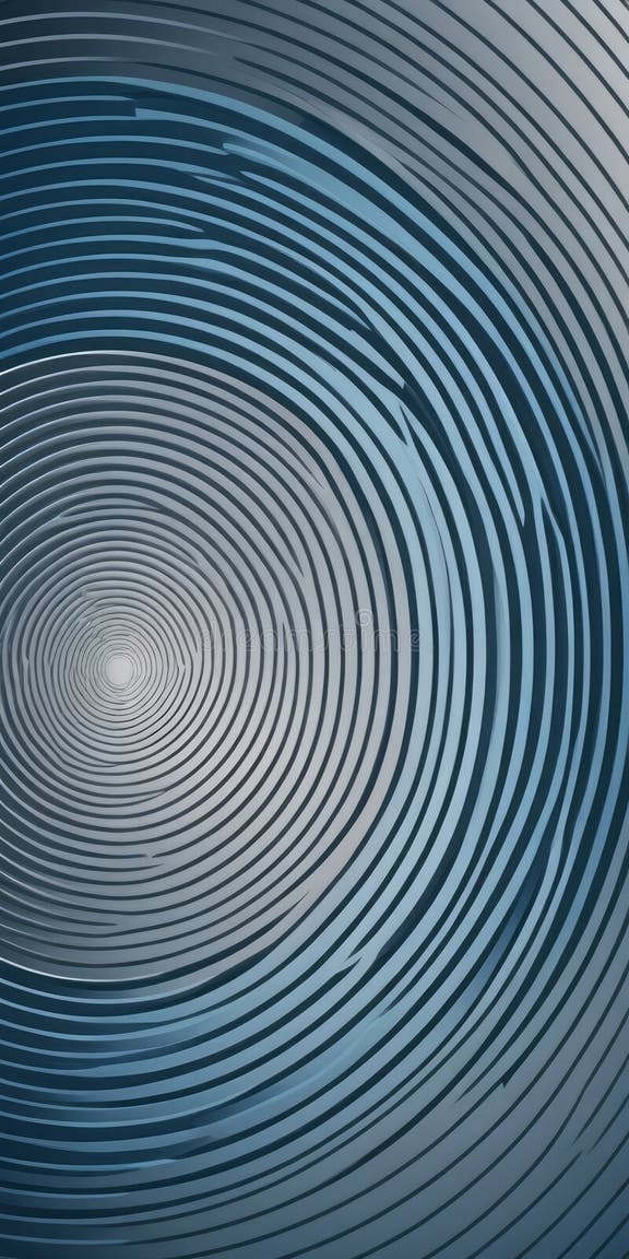 Concentric Shapes in Gray Steelblue Stock Image - Image of generated ...