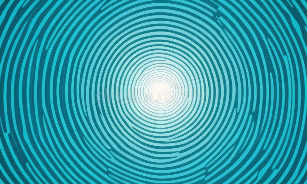 Concentric Shapes in Teal Alice Blue Stock Image - Image of texture ...