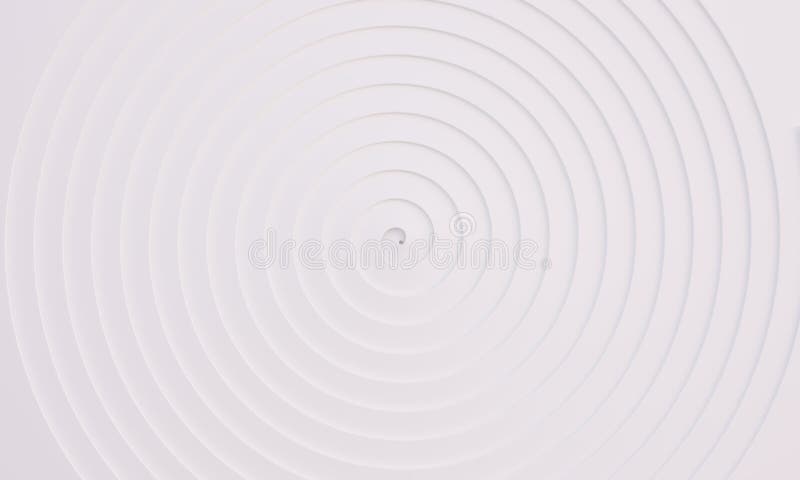 White Abstract Spiral (3D Render) Stock Illustration - Illustration of ...