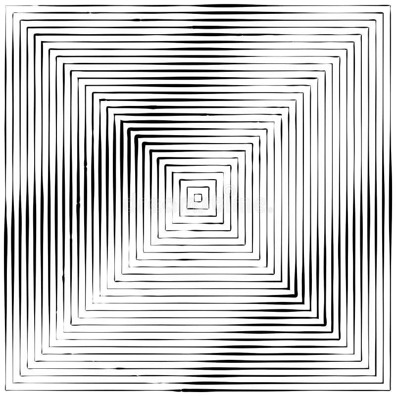 Concentric Squares Halftone Background Stock Vector - Illustration of ...